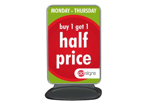 Outdoor Display Stands Ireland | Pat Dennehy Signs Cork