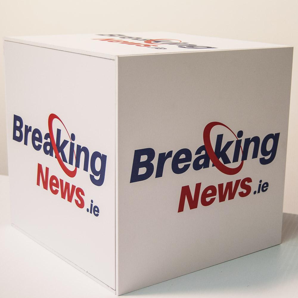 Branded Display Cubes Ireland | Pat Dennehy Signs | Corporate Branding