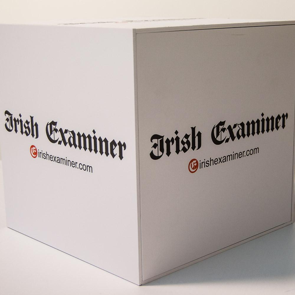 Branded Display Cubes Ireland | Pat Dennehy Signs | Corporate Branding