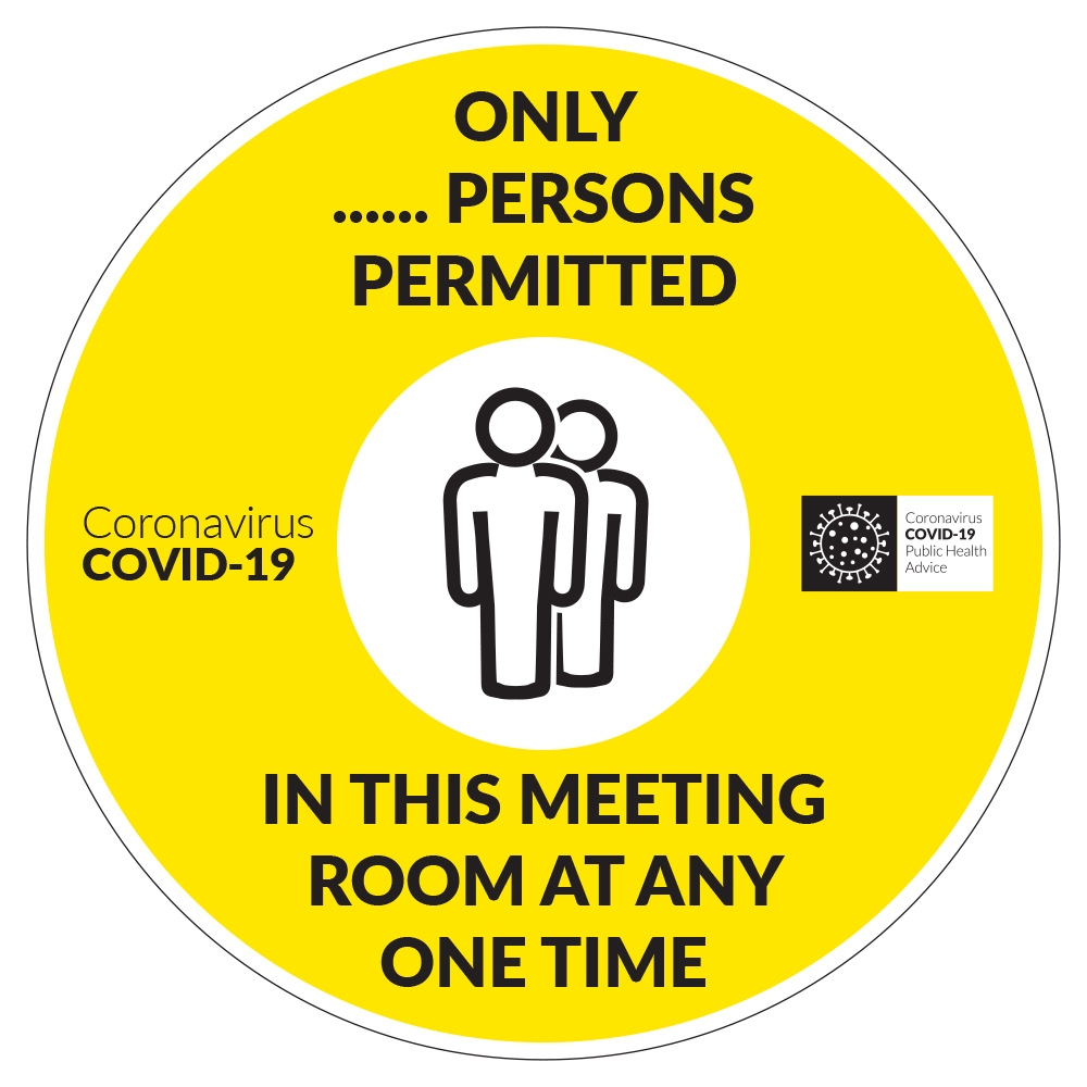 COVID-19 Signage Social Distancing