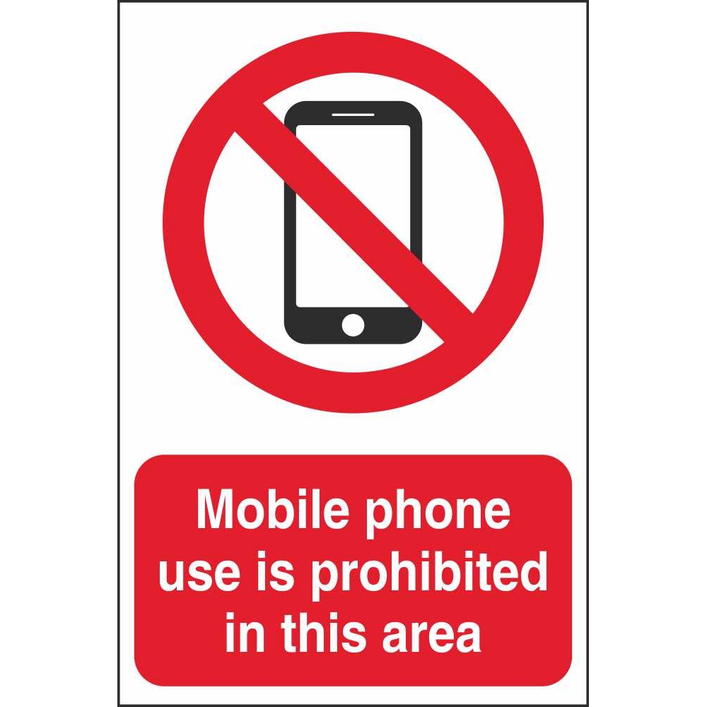 Mobile Phone Prohibition Signs Prohibitory Construction Safety Signs Mobile Phone Prohibition Signs Prohibitory Construction Safety Signs
