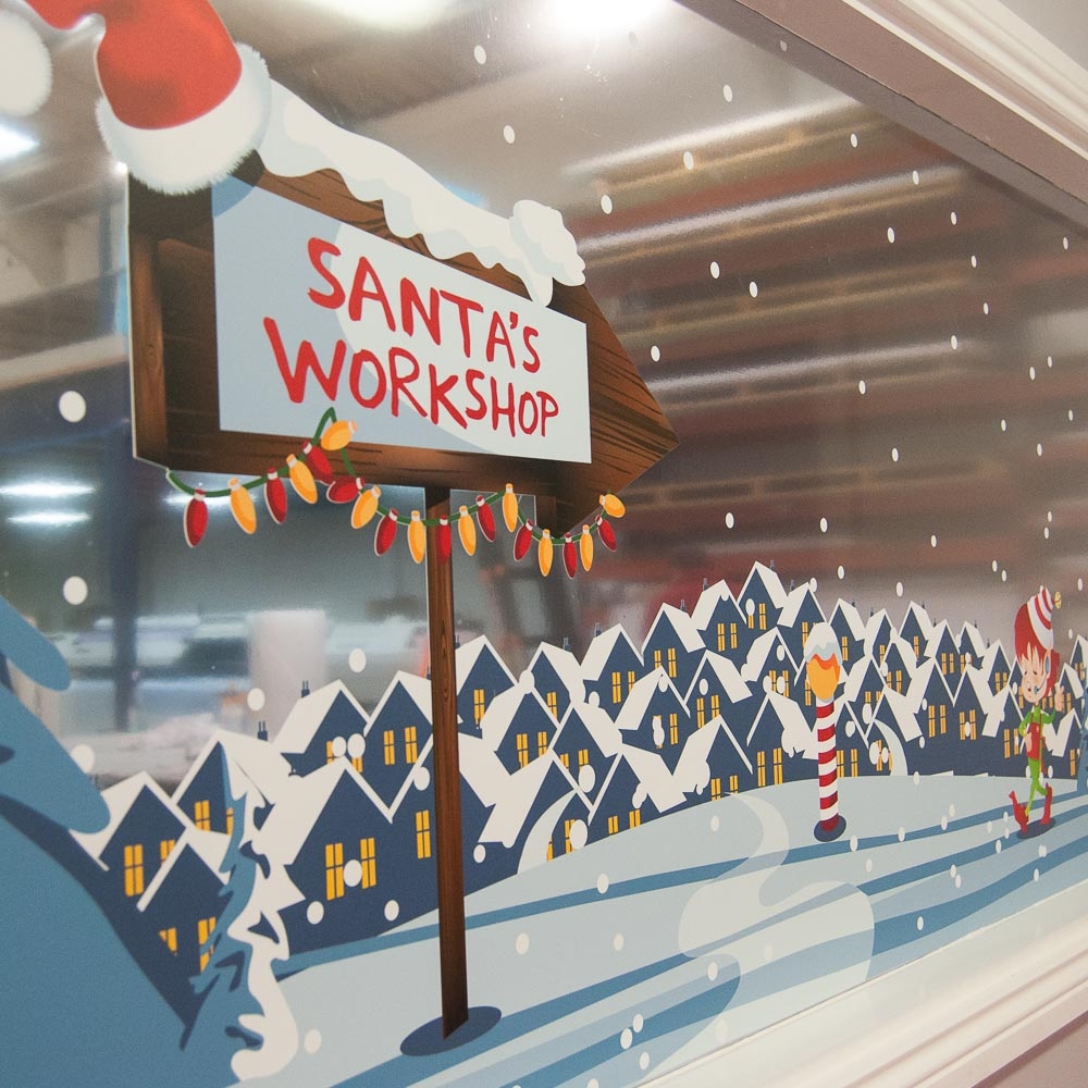 Christmas Window Signage For Businesses