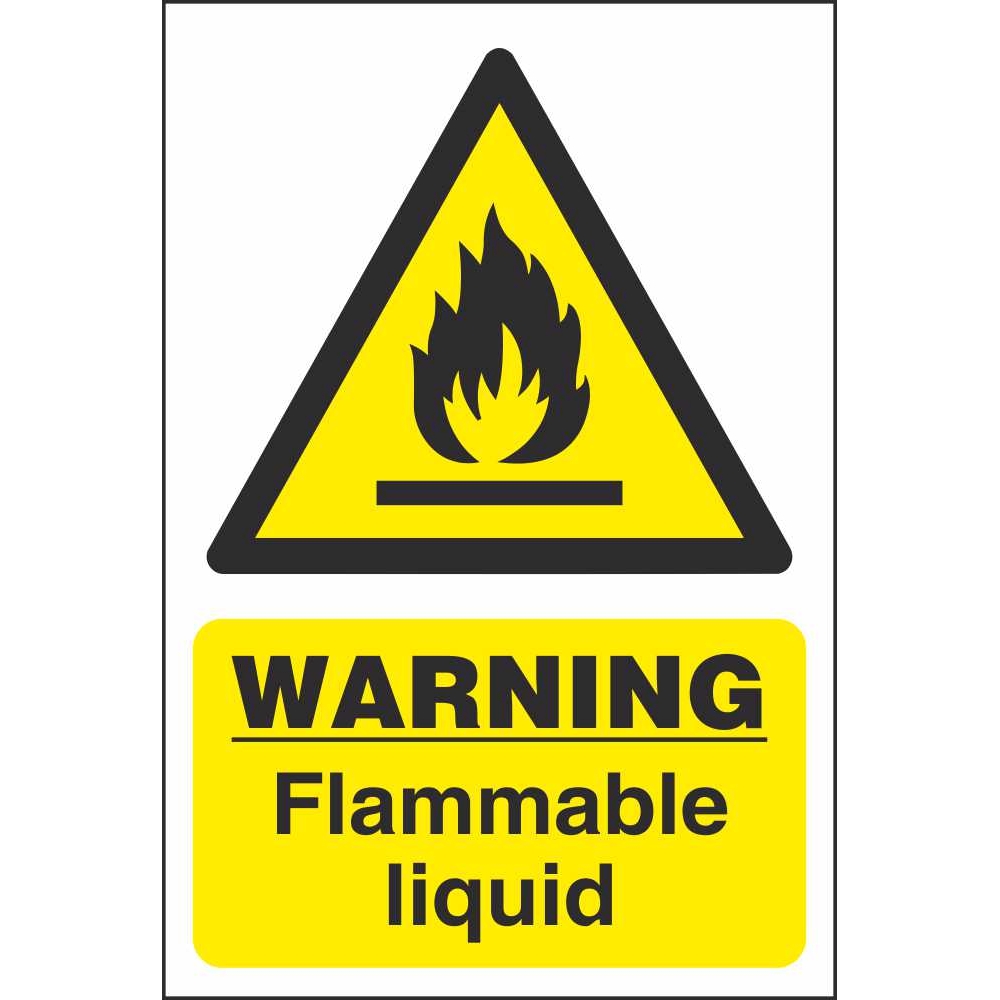 Flammable Liquid Chemical Warning Signs | Dangerous Goods Safety Signs