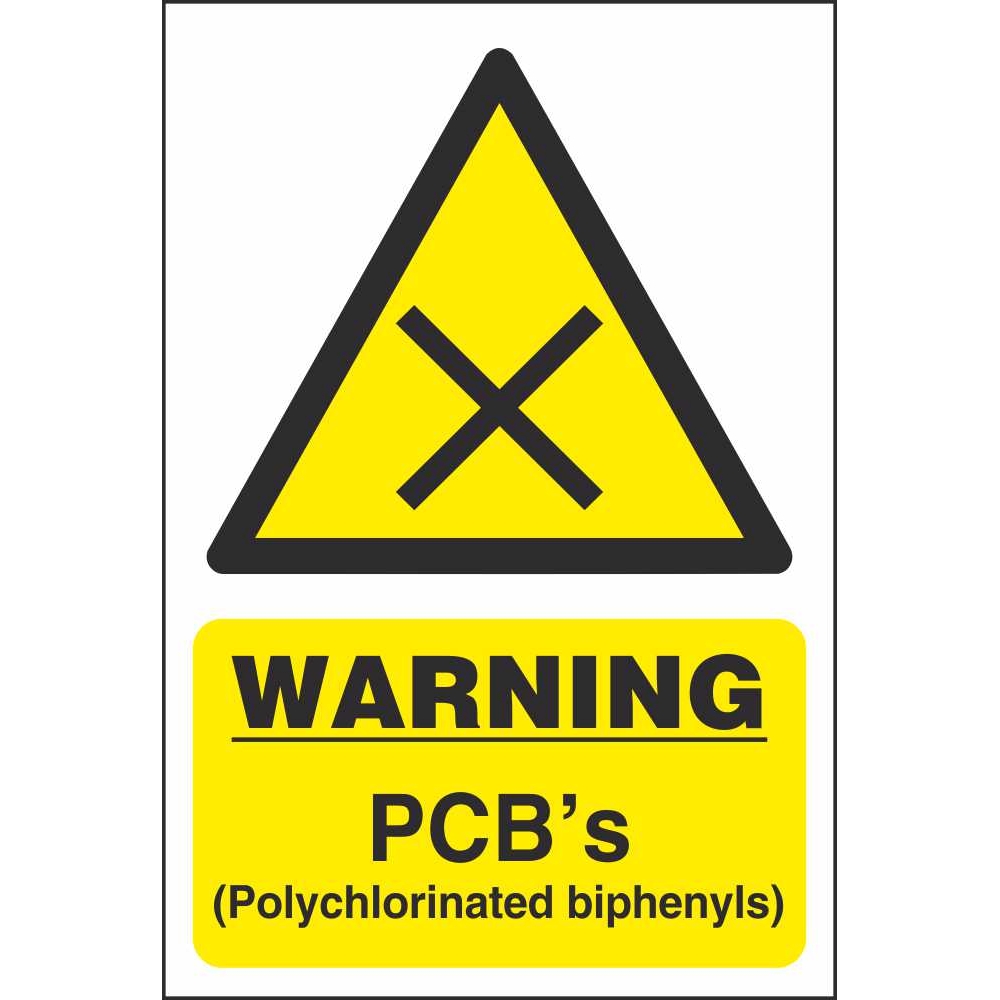PCBs Chemical Warning Signs | Dangerous Goods Safety Signs Ireland
