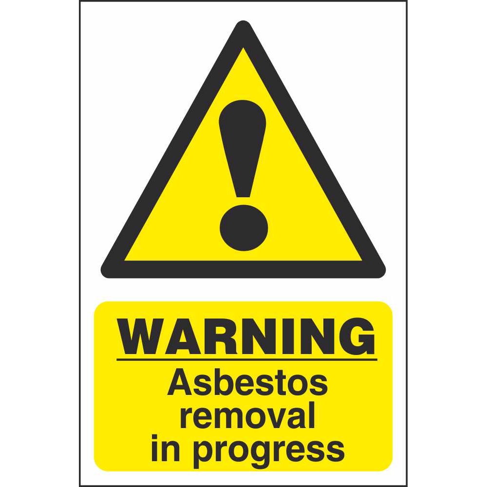 Asbestos Removal Chemical Warning Signs | Dangerous Goods Safety Signs