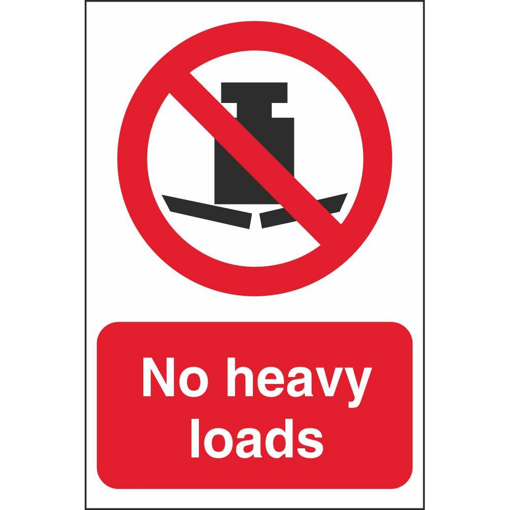 No Heavy Loads Farm Signs | Prohibitory Farm Safety Signs Ireland