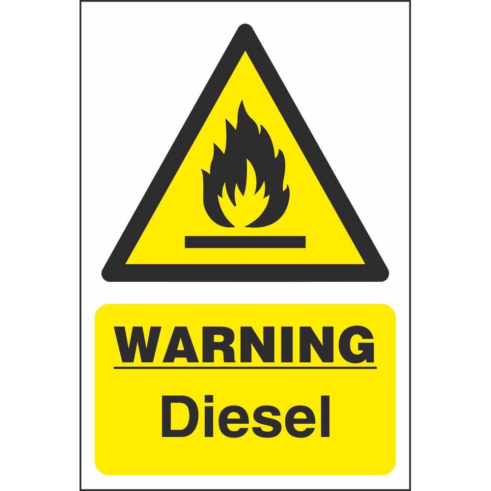 Warning Diesel Farm Signs | Hazard Farm Safety Signs Ireland