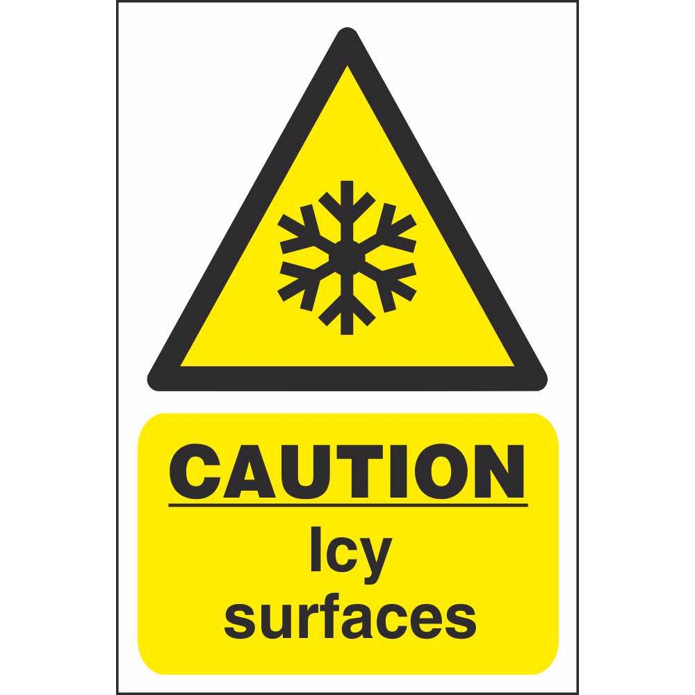 Caution Icy Surfaces Farm Signs | Hazard Farm Safety Signs Ireland