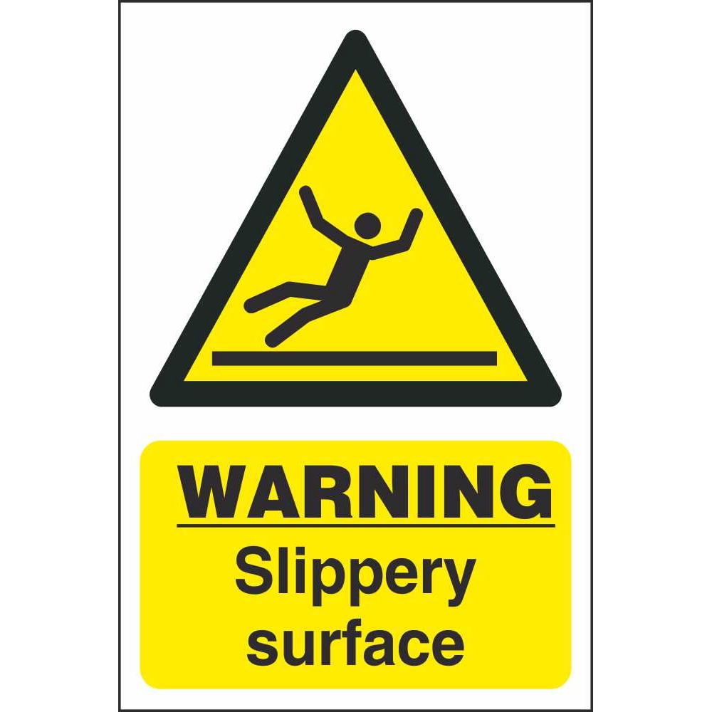 Warning Slippery Surface Farm Signs | Hazard Farm Safety Signs Ireland
