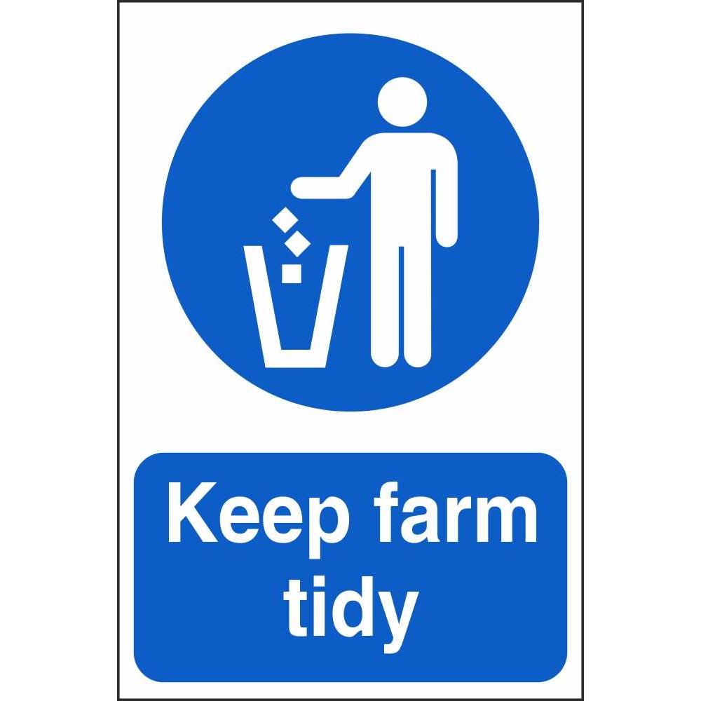 Keep Farm Tidy Signs | Mandatory Farm Safety Signs Ireland