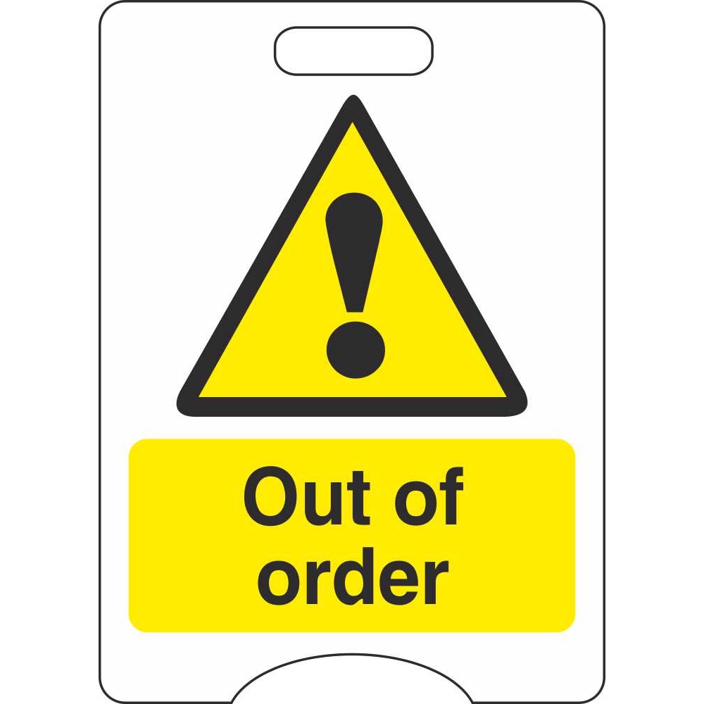 Out Of Order Free Standing Hazard Signs | Free Standing Safety Signs