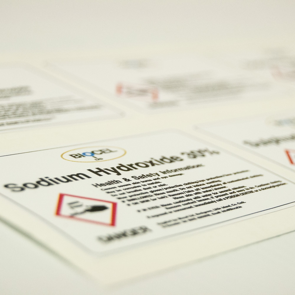 Safety Label Printing Custom Safety Labels ISO Safety Label Printer