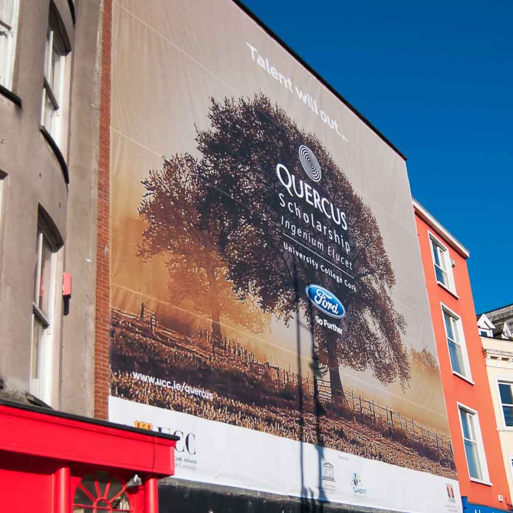 Mesh Banner Printing Banner Print Ireland Mesh Banners Outdoor