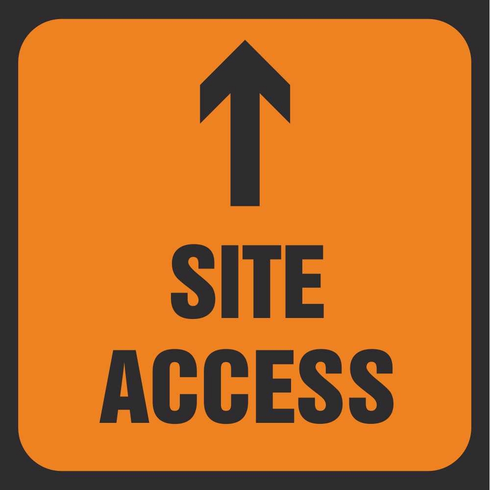 Site Access Ahead Signs | Road Traffic Management Safety Signs
