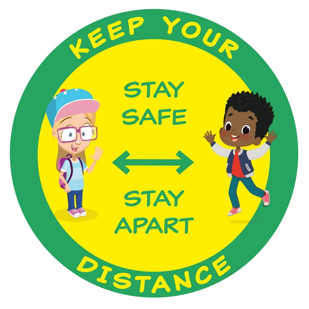 COVID-19 School Floor Stickers