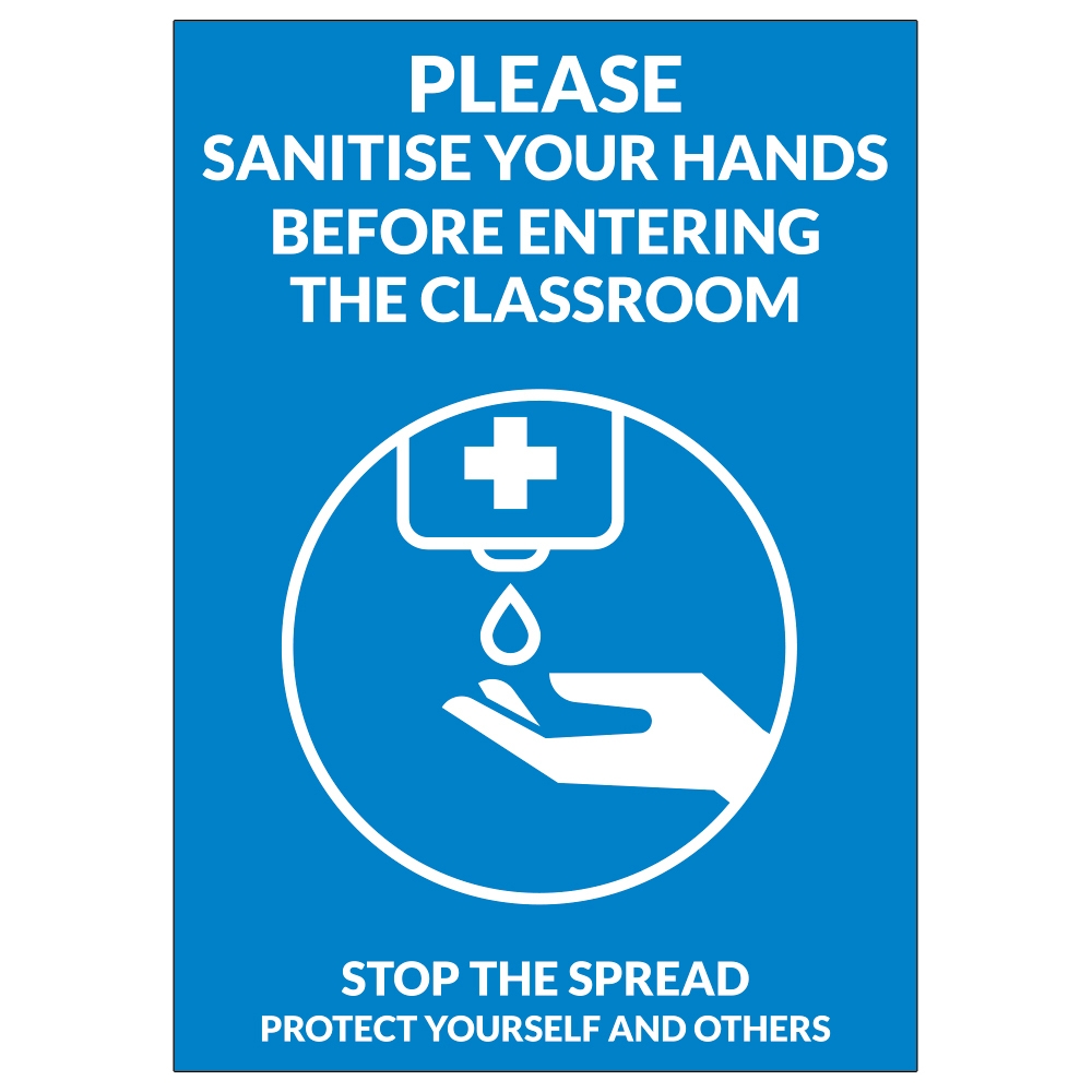 COVID-19 Sanitise Your Hands Sign