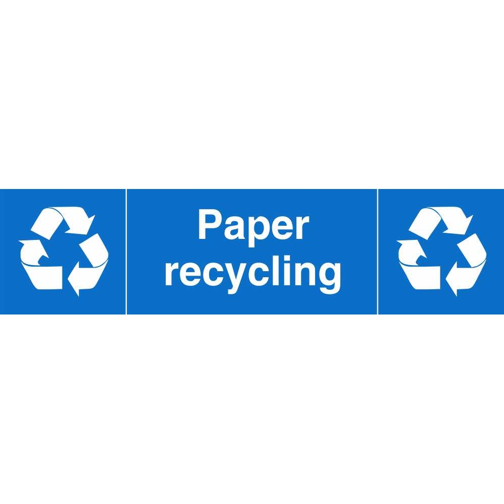 Paper Landscape Recycling Signs Ireland