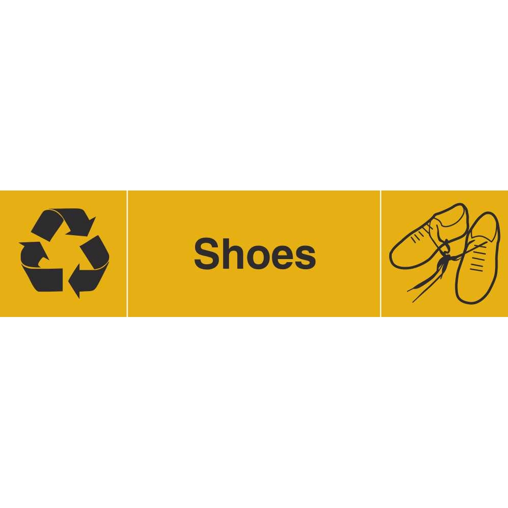 Shoes Landscape Textile Waste Recycling Signs Ireland