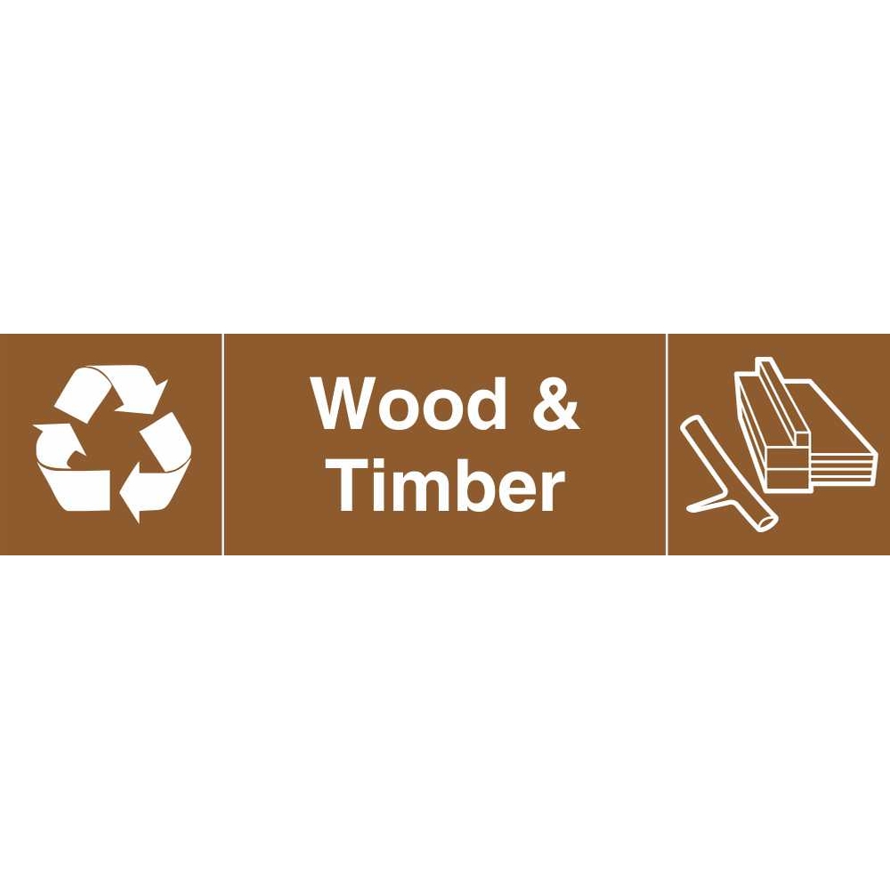 Wood & Timber Landscape Building Waste Recycling Signs Ireland