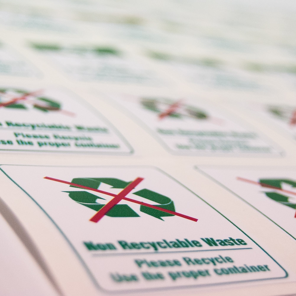 Recycling Labels Waste Management Recycling Labels Label Printer Ireland