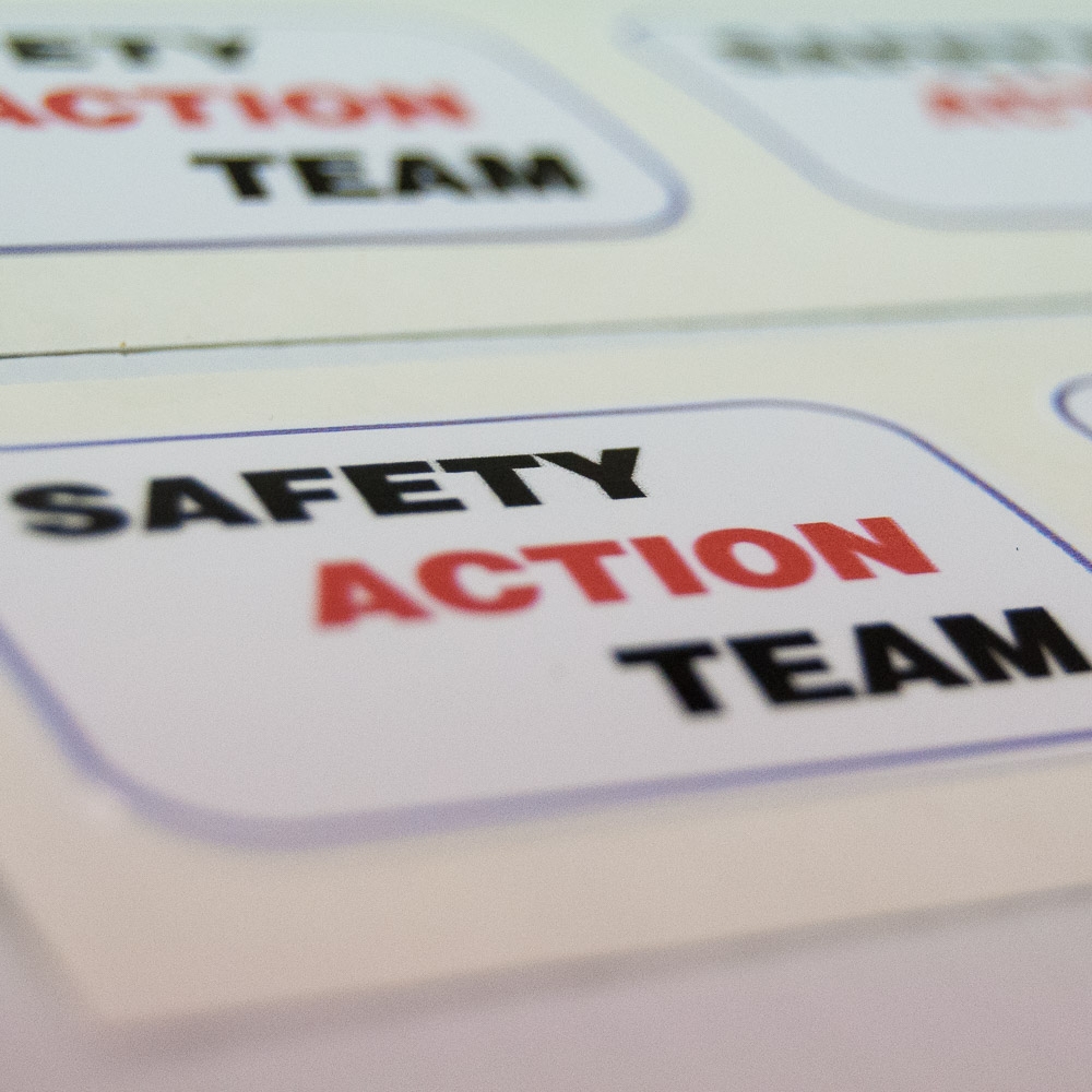 Helmet Label Stickers Hard Hat Stickers Ireland