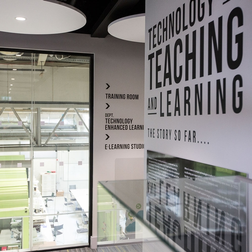 School Wall Graphics, College Wall Graphics - PD Signs