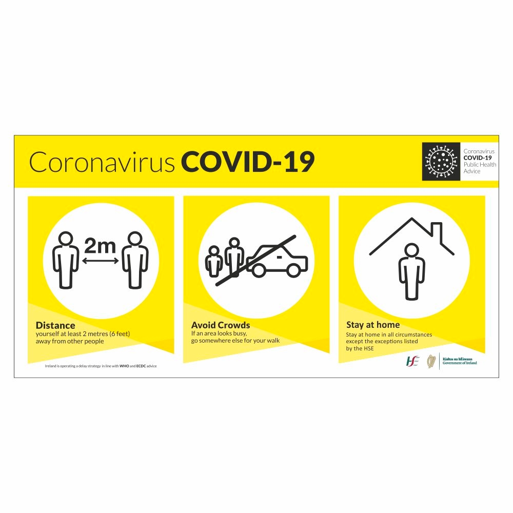 Social Distancing Preventive Measures Sign