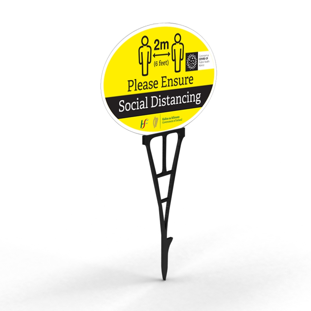 Social Distancing Spider Stake