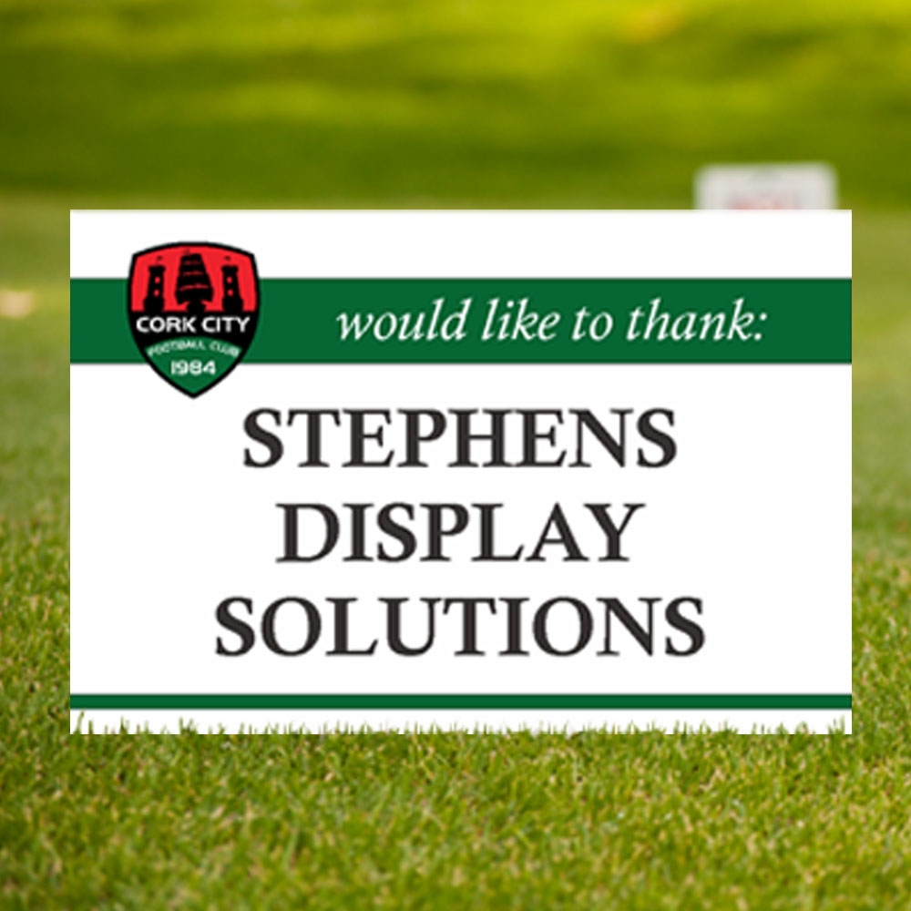 Tee Box Sponsor Signs - Event Signage Company Ireland