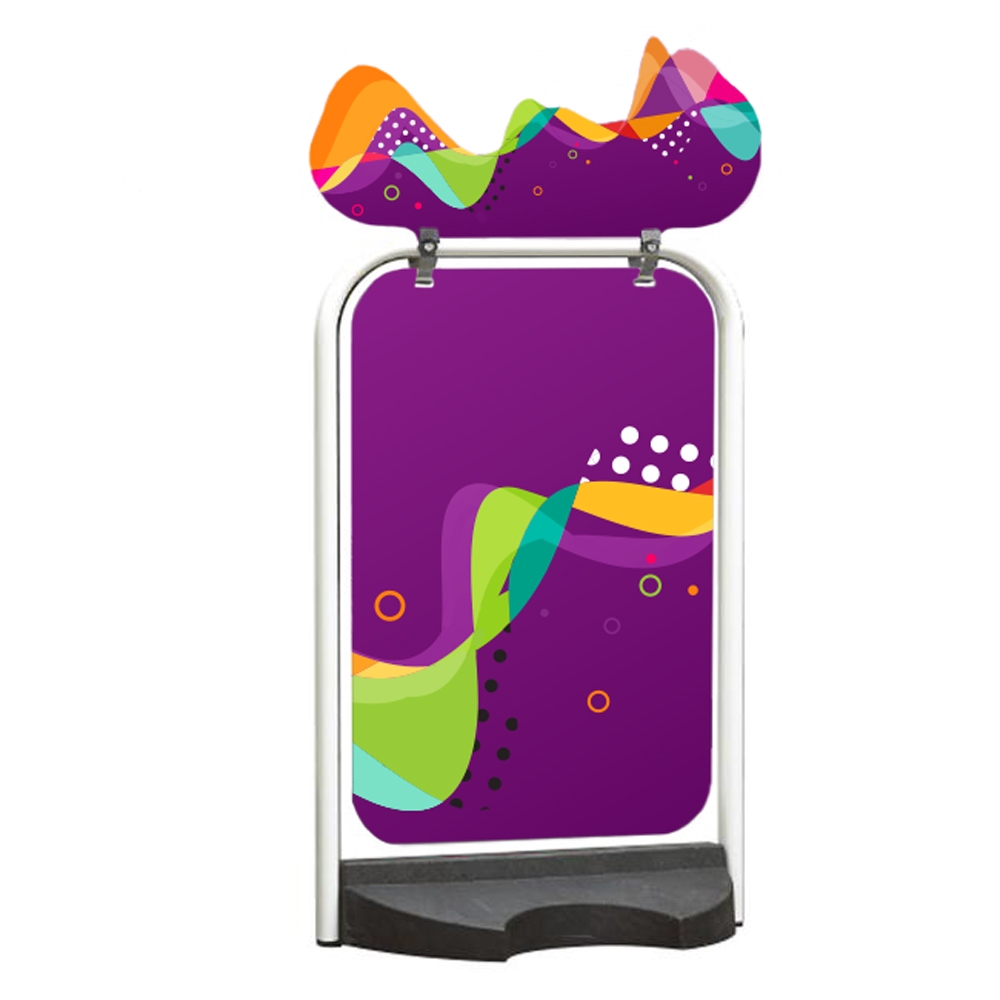 The Swing Panel Sign with Header