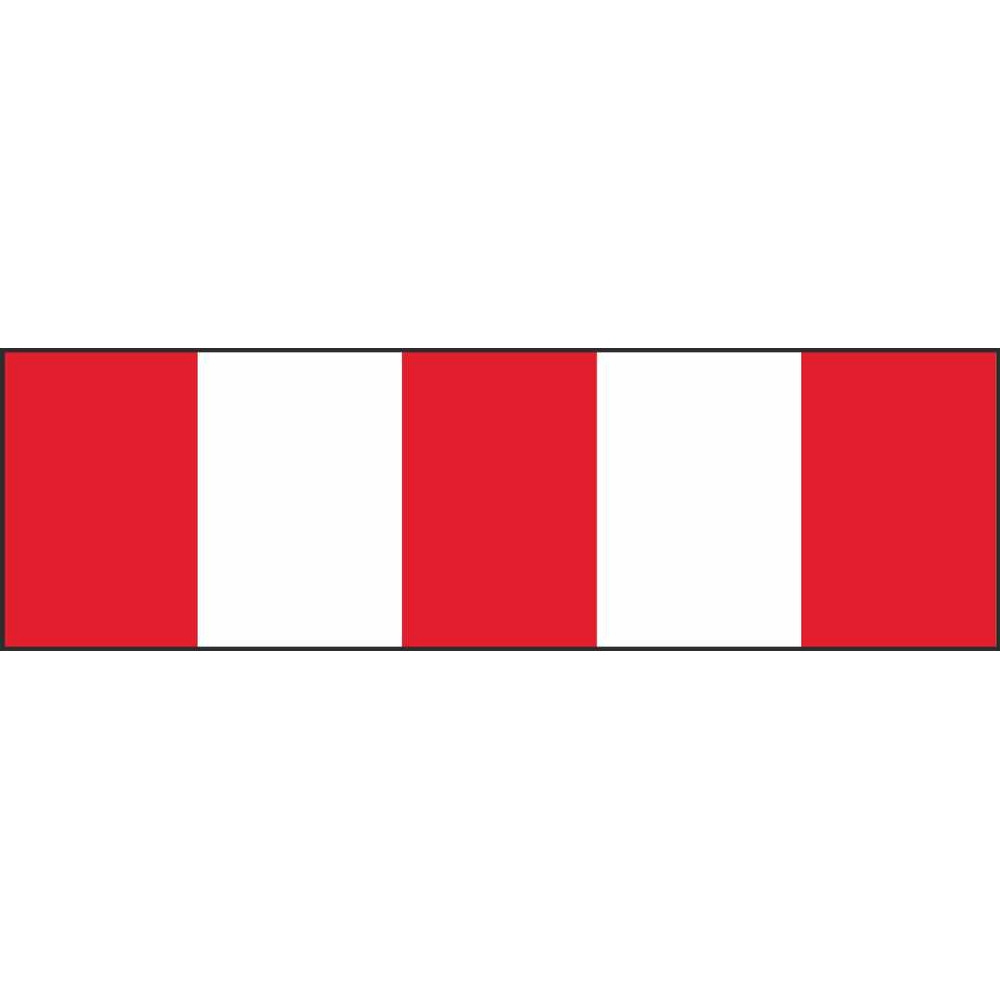 W 183 Barrier Board Three Bars | Road Warning Signs Ireland | PD Signs