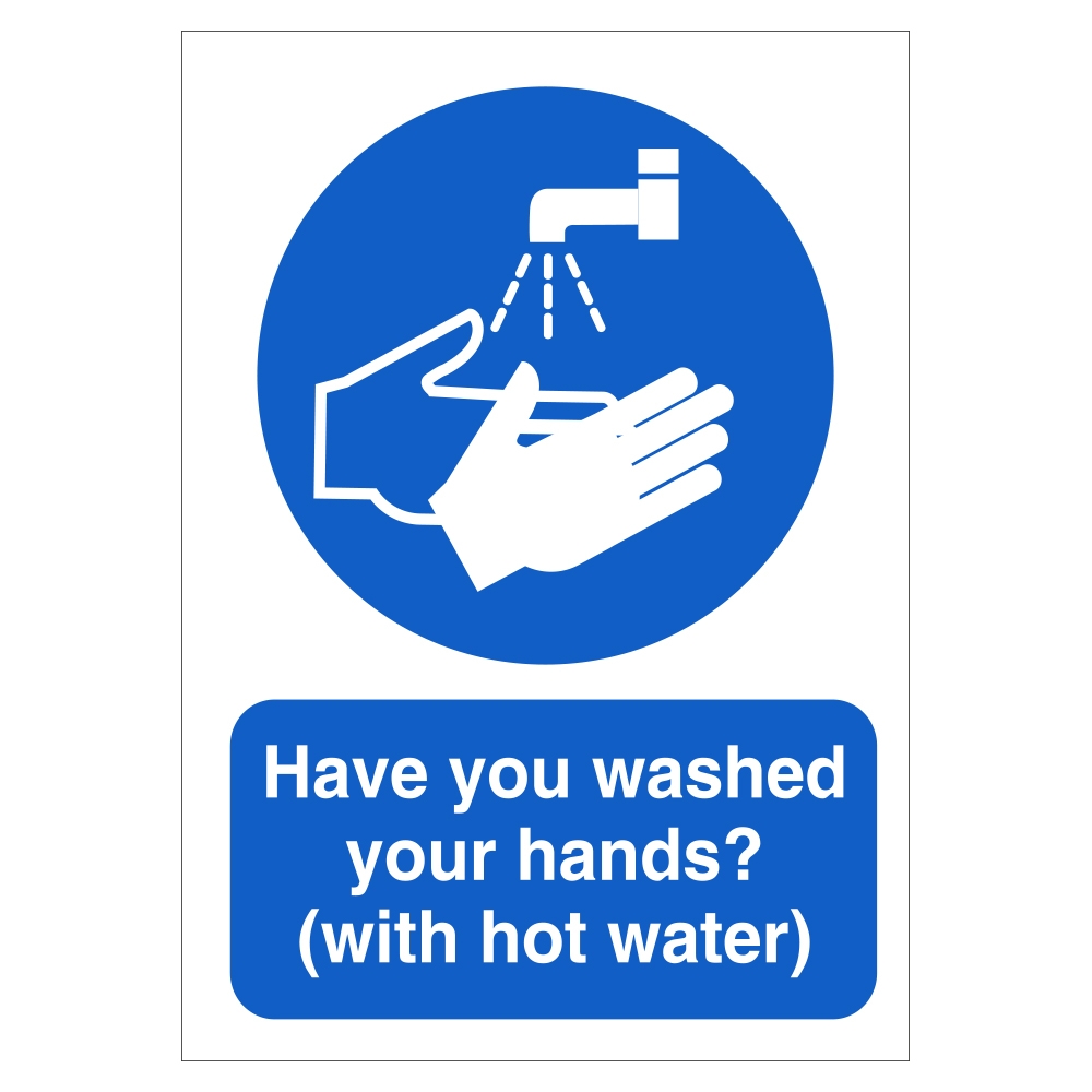 Have You Washed Your Hands Sign Covid-19 Ireland