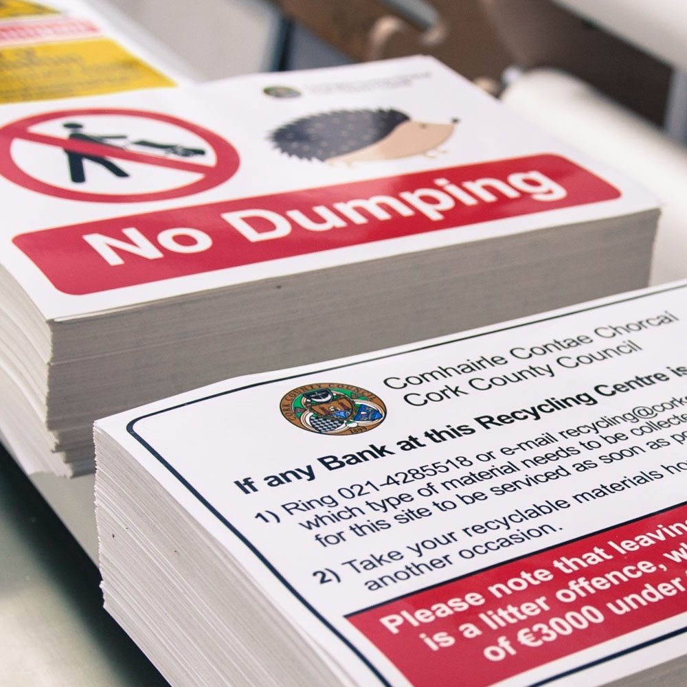 Recycling Labels Waste Management Recycling Labels Label Printer Ireland