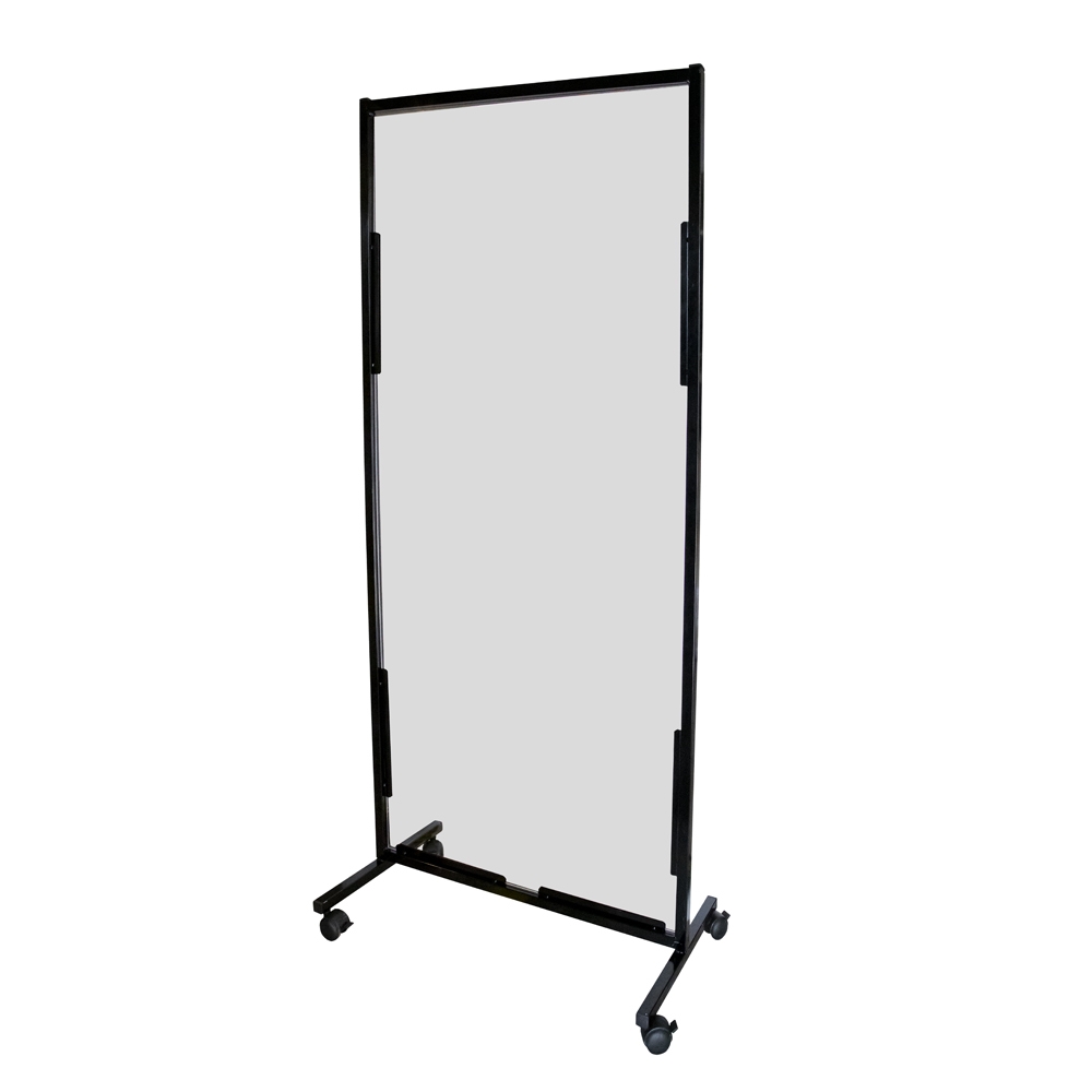 Protective Screen On Wheels COVID-19 Safety Screen