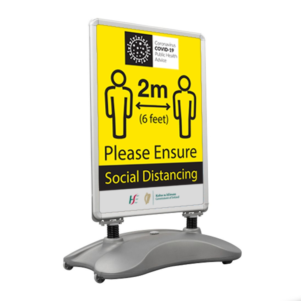 Social Distancing Windmaster Display Stand