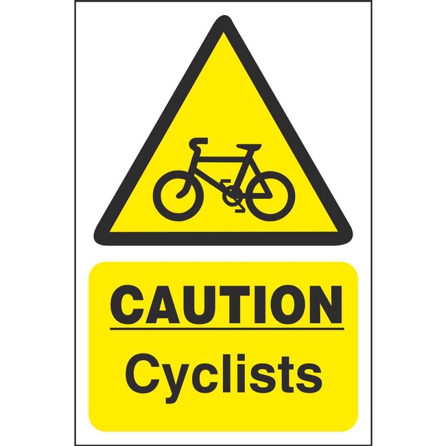 Caution Cyclists Hazard Signs | Community Safety Signs Ireland