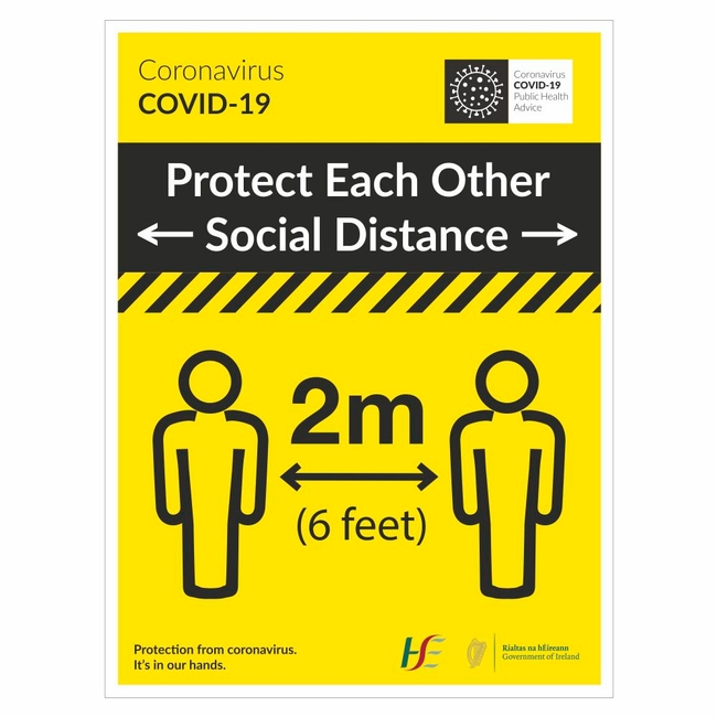 COVID-19 Protect Each Other Social Distance Sign