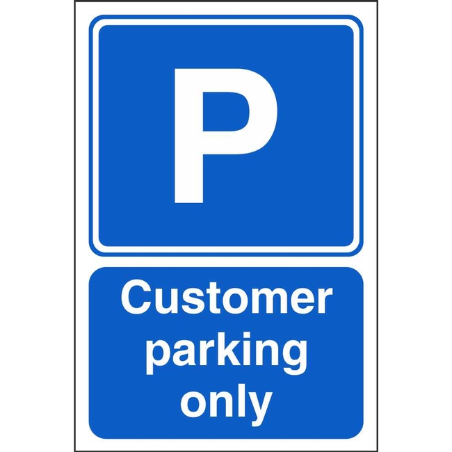Customer Parking Only Signs | Car Park Information Safety Signs