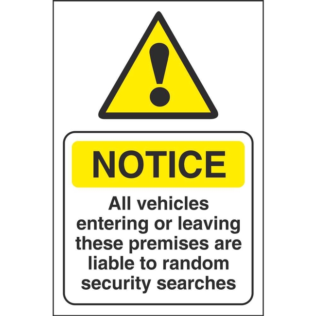 All Vehicles Entering Or Leaving These Premises Are Liable Car Park ...
