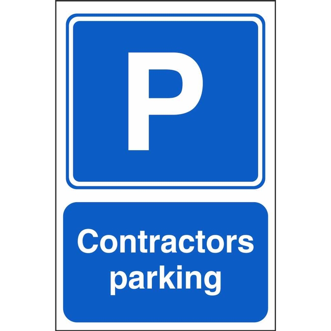 Contractors Parking Signs | Mandatory Construction Safety Signs