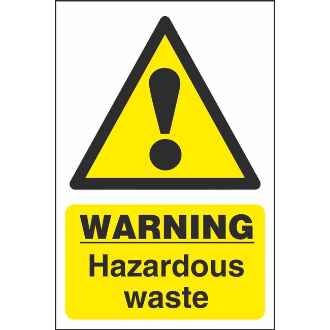 Warning Hazardous Waste Signs | Hazard Construction Safety Signs Ireland