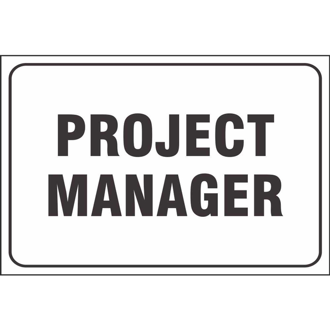 Construction Site Project Manager Signs | General Site Facility Signs