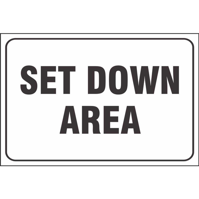 Set Down Area Signs | General Site Facility Signs Ireland