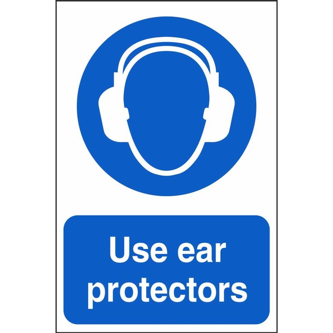 Use Ear Protectors Mandatory Signs | School Safety Signs Ireland