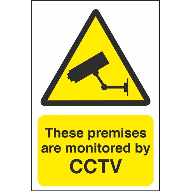 These Premises Are Monitored BY CCTV Hazard Signs | Child Safety Signs