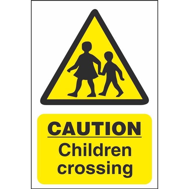 Caution Children Crossing Hazard Signs | School Safety Signs Ireland