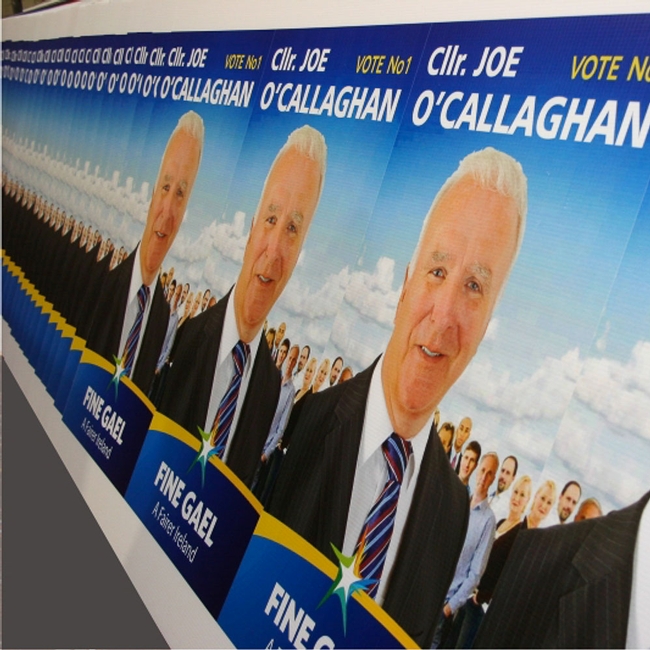 Election Signs & Posters Ireland | Pat Dennehy Signs Cork | Fast Delivery