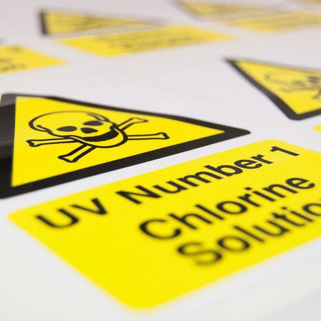 Safety Label Printing Custom Safety Labels ISO Safety Label Printer