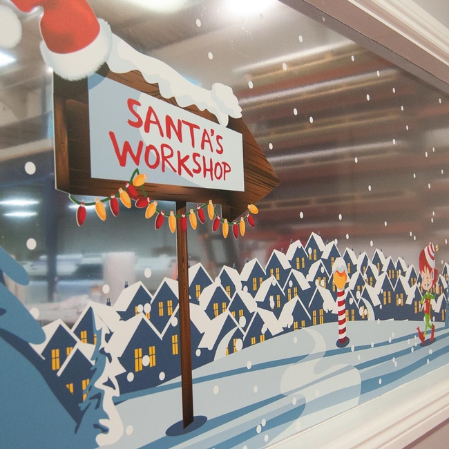 Christmas Window Signage For Businesses