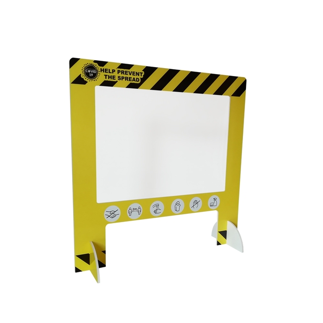 Coronavirus COVID-19 Sneeze Guard Square Protection Barriers Ireland